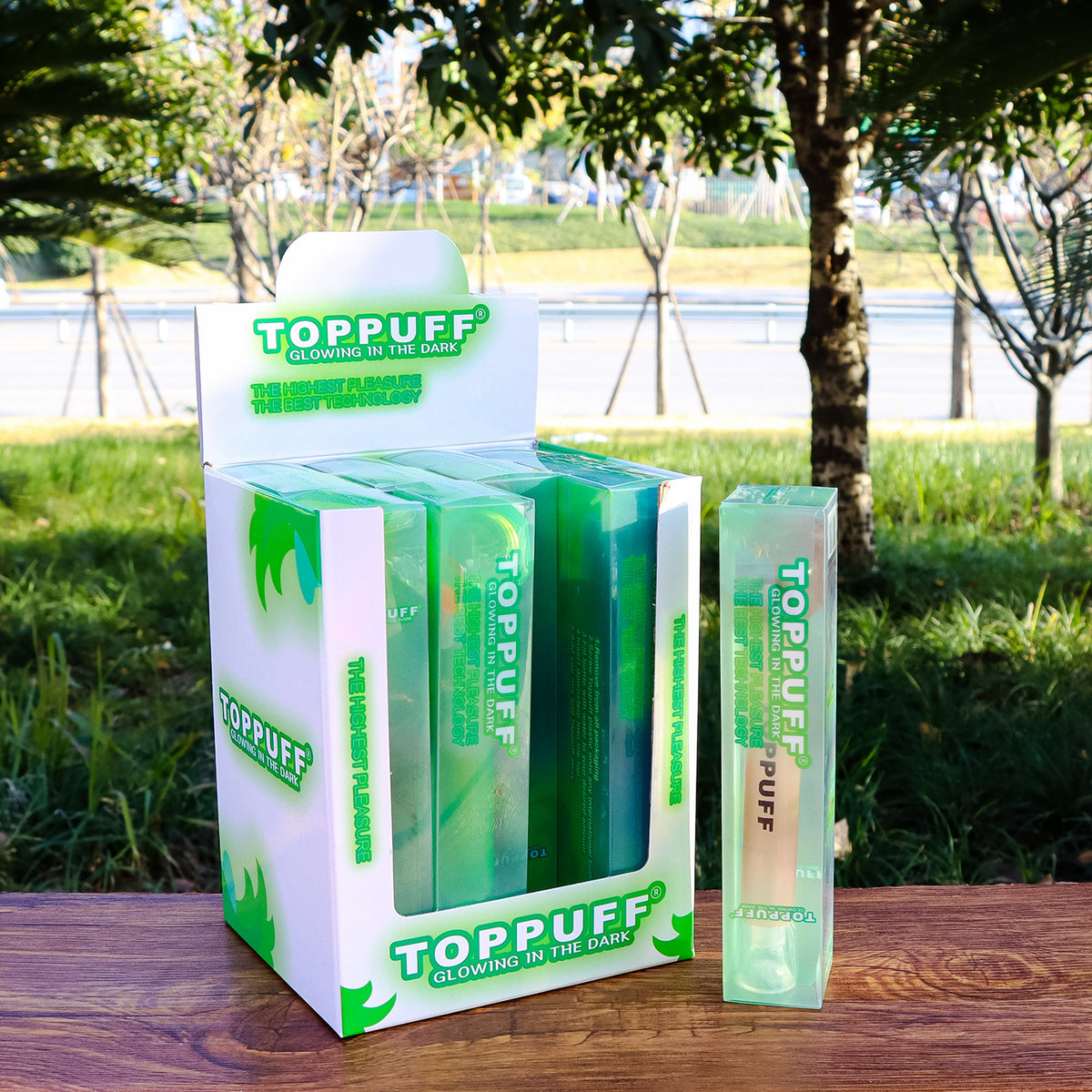 TOPPUFF Screw Plastic Bong & Glass Oil Rig, Screw Plastic Smoking Pipe ...